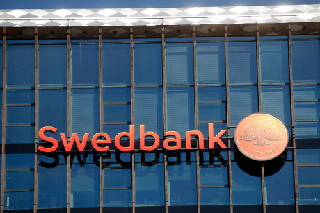 Swedbank head office in Vilnius, Lithuania - 30 Mar 2019 Stock Pictures ...