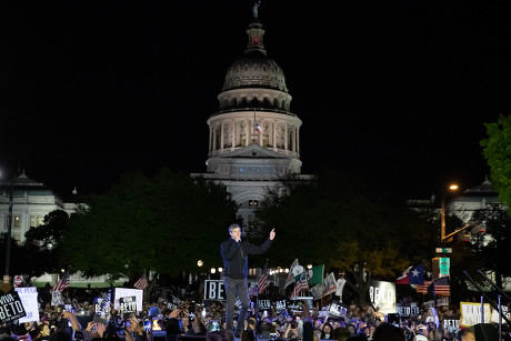Beto O'Rourke campaign rally, Austin, Texas, USA - 30 Mar 2019 Stock ...