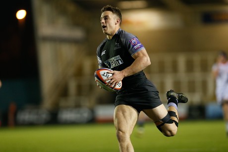 Connor Collett Newcastle Falcons Dives Score Editorial Stock Photo ...