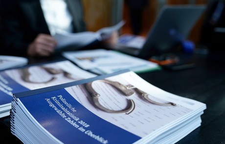 Presentation of German crime statistics 2018 in Berlin, Germany - 02 ...