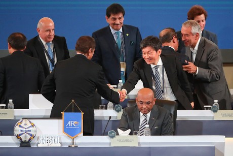 Candidates Celebrate During 29th Asian Football Editorial Stock Photo ...