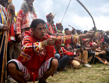 Filipino Man Indigenous Manobo Tribe Competes Editorial Stock Photo ...