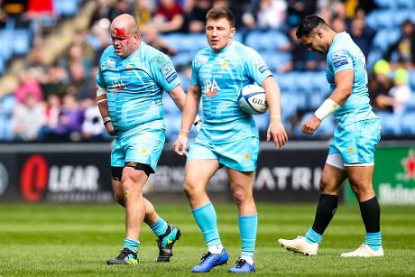 Callum Black Worcester Warriors Covered Blood Editorial Stock Photo ...