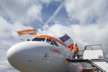 EasyJet new base inauguration, Nantes Atlantique airport, Bouguenais ...