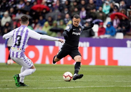 Valladolid Cfs Moises Delgado L Action Editorial Stock Photo - Stock ...