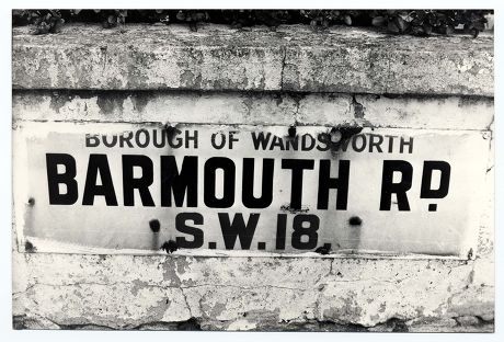 Barmouth Road London Sw18 Sign Where Editorial Stock Photo - Stock ...