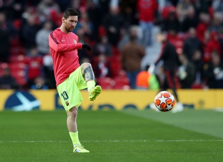 Lionel Messi Barcelona During Warm Editorial Stock Photo - Stock Image ...