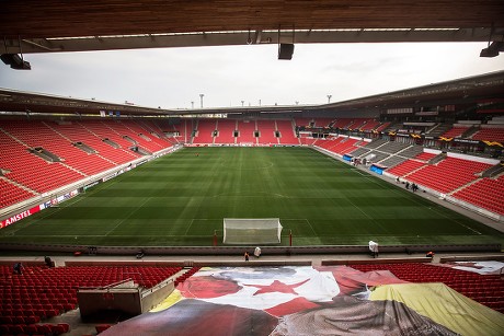 Slavia Prague's Sinobo Stadium, Czech Republic - 10 Apr 2019 Stock ...