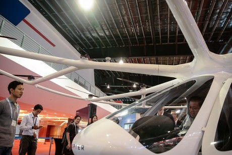 Man R Sits Cockpit Volocopter 2x Editorial Stock Photo - Stock Image ...