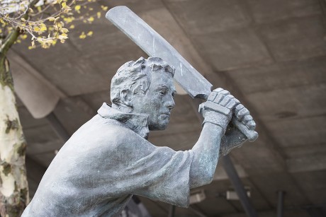 Batting Statue Front Compton Stand Lords Editorial Stock Photo - Stock ...