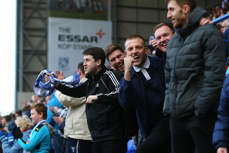 Tranmere Fans Celebrate Editorial Stock Photo - Stock Image | Shutterstock