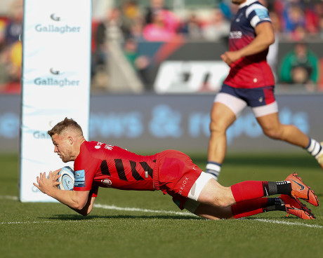 Tom Whiteley Scores Opening Try Game Editorial Stock Photo - Stock ...