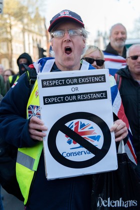 Protester Seen Holding Placard During Demonstration Editorial Stock ...