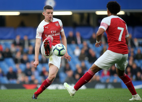 Charlie Gilmour Arsenal Action During Chelsea Editorial Stock Photo ...