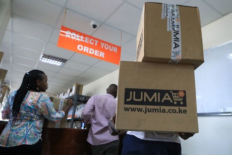 Kenyan Customer R Carries His Packaged Editorial Stock Photo - Stock ...