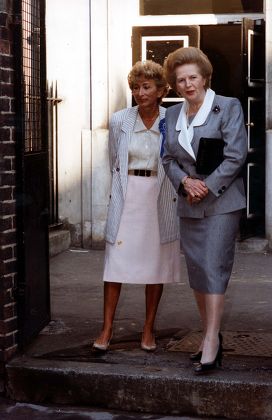 Margaret Thatcher 1990 Prime Minister Mrs Editorial Stock Photo - Stock ...
