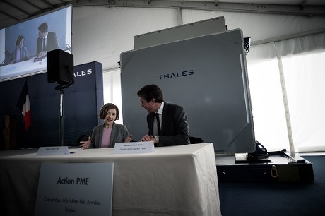 Patrice Caine Ceo Thales Florence Parly Editorial Stock Photo - Stock ...
