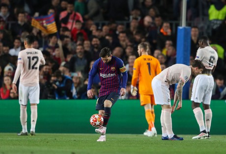 Lionel Messi Barcelona Overhead Scissor Kick Editorial Stock Photo ...