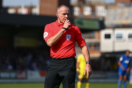Referee Graham Salisbury During Afc Wimbledon Editorial Stock Photo ...