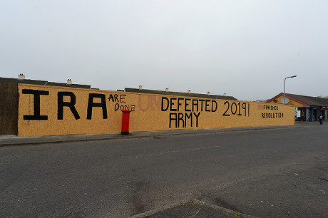 Anti Ira Graffiti Creggan Editorial Stock Photo - Stock Image ...