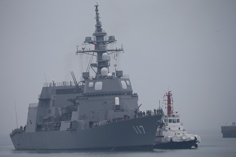 Japan Maritime Selfdefense Force Akizukiclass Destroyer Editorial Stock ...