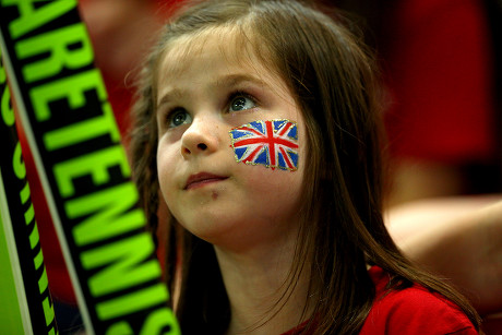 GREAT BRITAIN FAN WEARS UNION JACK Editorial Stock Photo - Stock Image ...
