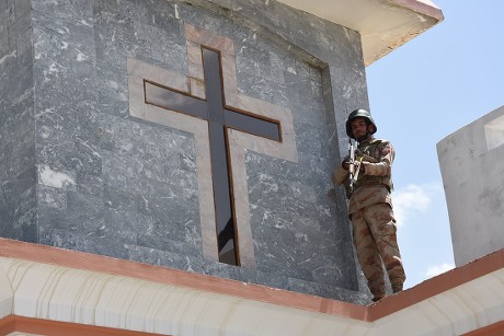 Pakistani Paramilitary Soldier Stands Guard Methodist Editorial Stock ...