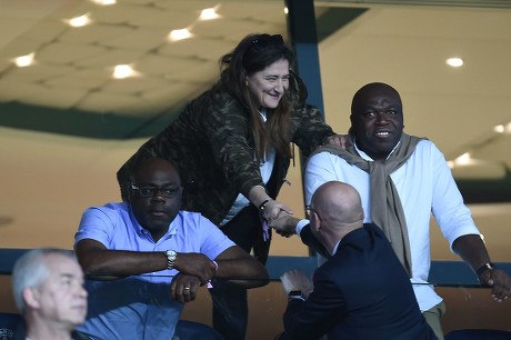 Parents of Kylian Mbappe attend PSG v Monaco, Paris, France - 21 Apr ...