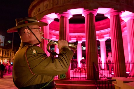 Army Bugler Seen Playing Last Post Editorial Stock Photo - Stock Image ...