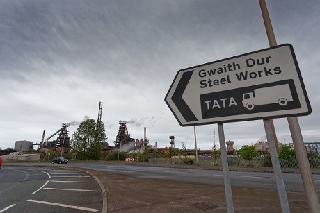Tata Steel Works Port Talbot Editorial Stock Photo - Stock Image ...