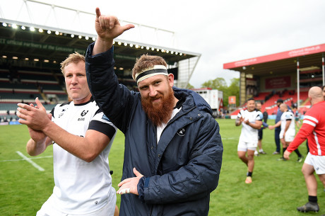 Jake Woolmore Bristol Bears Celebrates After Editorial Stock Photo ...