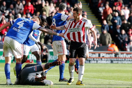 Luke Chambers Ipswich Town Holds Onto Editorial Stock Photo - Stock ...