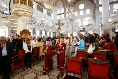 Greek Orthodox Christians celebrate Easter, Damascus, Syria - 28 Apr ...