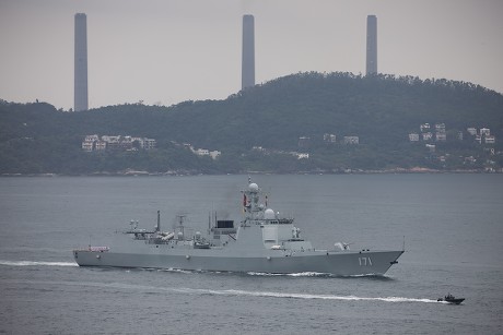 Peoples Liberation Army Navy Type 052c Editorial Stock Photo - Stock ...