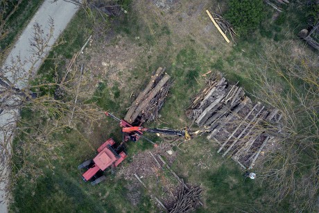 5 Unloading logs of wood Stock Pictures, Editorial Images and Stock ...