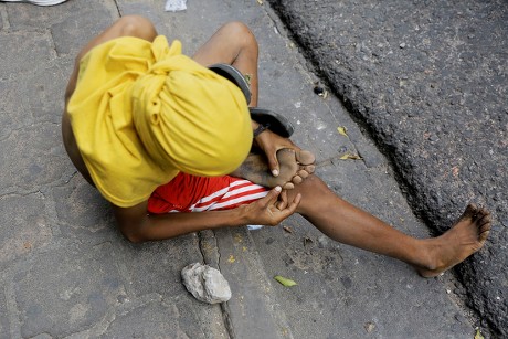 Young Protester Takes Splinter Out His Editorial Stock Photo - Stock ...
