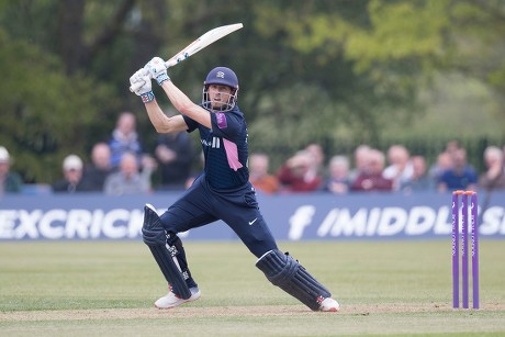 George Scott Middlesex Ccc Plays Unorthodoxly Editorial Stock Photo ...