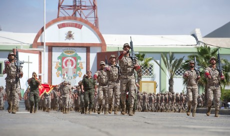 Spanish Military Personnel Attend Ceremony Prior Editorial Stock Photo ...