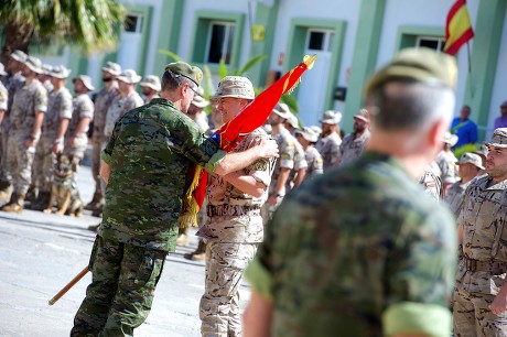 Spanish Military Personnel Attend Ceremony Prior Editorial Stock Photo ...