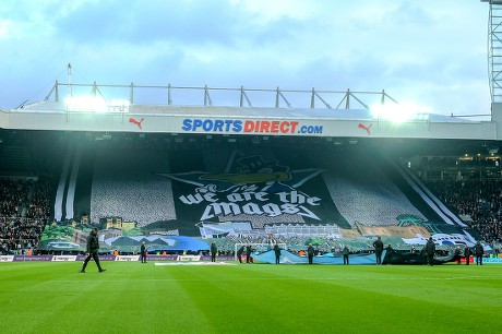 Newcastle United Fans Display Huge Banner Editorial Stock Photo - Stock ...