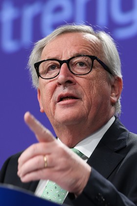 EU Press Conference, Brussels, Belgium - 07 May 2019 Stock Pictures ...