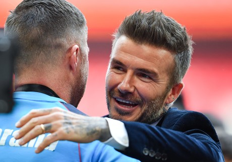 David Beckham On Pitch Assistant Manager Editorial Stock Photo - Stock ...