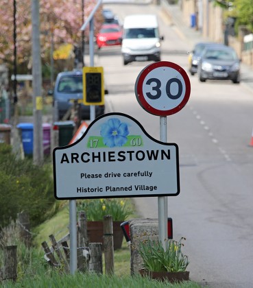 archiestown village celebrates royal baby being named stock fotografie ...