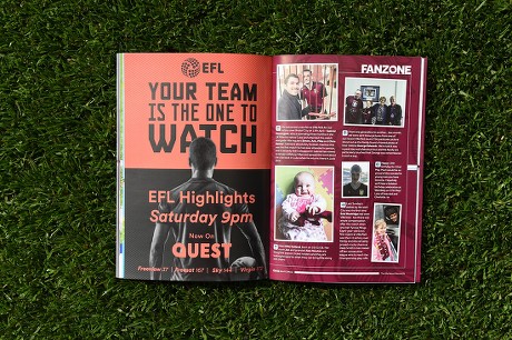 Efl Advert Match Day Programme Editorial Stock Photo - Stock Image ...