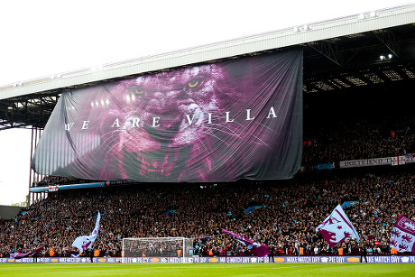 Holte End Aston Villa Banner Editorial Stock Photo - Stock Image ...