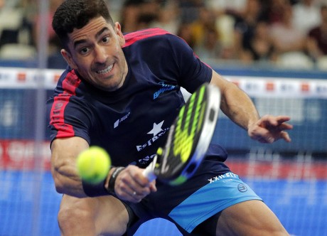 Spanish Padel Player Maxi Sanchez Action Editorial Stock Photo - Stock ...