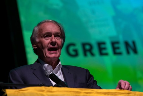 Democratic Senator Massachusetts Ed Markey Speaks Editorial Stock Photo ...