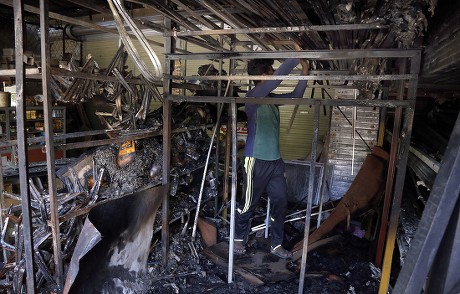 General View Burnt Shop After Vandalized Editorial Stock Photo - Stock ...