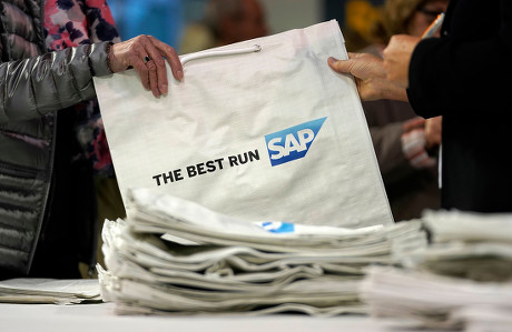 Shareholders Handed Sap Bags Prior Annual Editorial Stock Photo - Stock ...