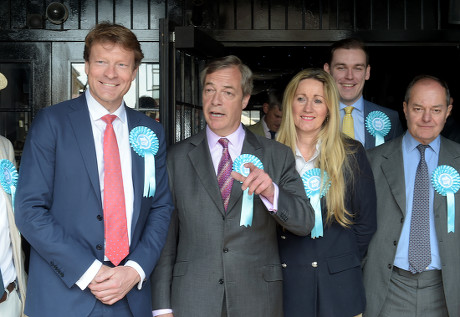Richard Tice Nigel Farage June Mummery Editorial Stock Photo - Stock ...